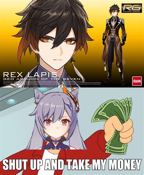 An Additional For Keqings Rex Lapis Collection Oc Meme Rgenshin