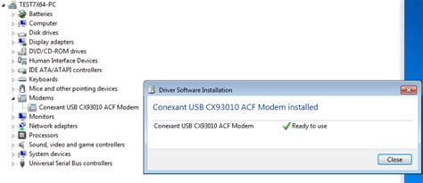 Using Voice Software With The Conexant USB Voice Fax Modem