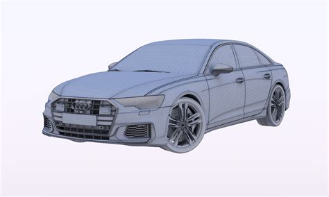 3d Audi S6 C8 Model Turbosquid 2105631
