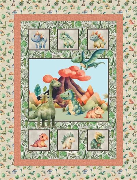 Jurassic Quilt Kit Stroud Street Textiles