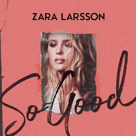 Zara Larsson So Good Alt Font Artwork By Heylookwhatimade On