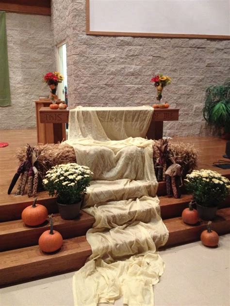 Fall Church Decorations Church Decor Church Altar Decorations