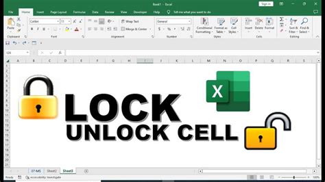 How To Lock Unlock Cells In Excel With And Without Password Excel Cell Unlock