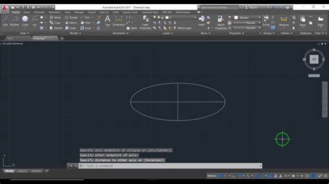 14 ellipse and elliptical arc in autocad autocad basic to advance