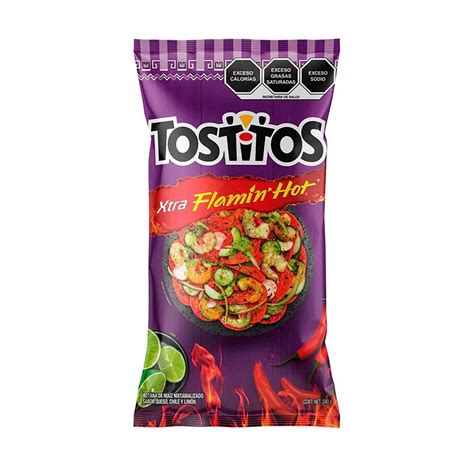 Sabritas Tostitos Flaming 26ct Case Jacks Candy