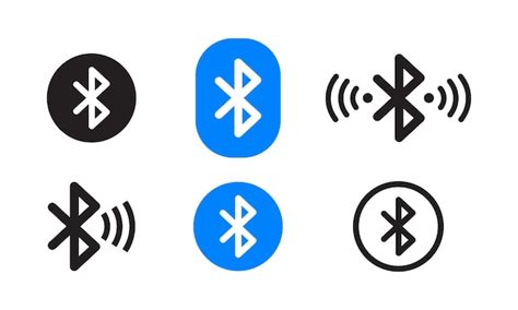 Premium Vector Vector Bluetooth Icon Set