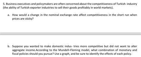 Solved B ﻿suppose You Wanted To Make Domestic Indus ﻿tries
