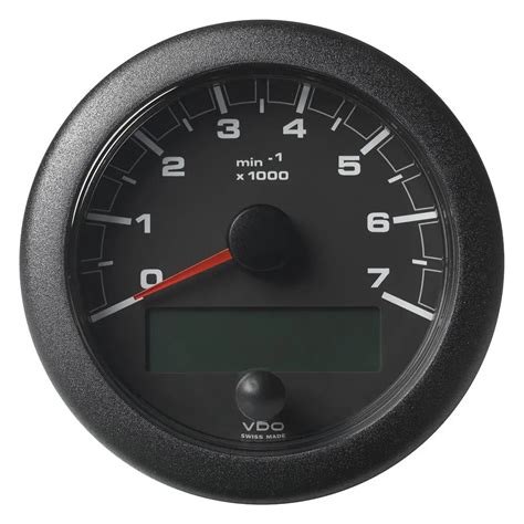 Veratron 338 85mm Oceanlink Nmea 2000 Tachometer 7000 Rpm Black Dial