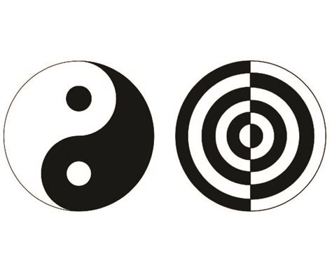 Yin Yang Symbol Yin Yang Symbol With Dragon And Tiger Wall Decal