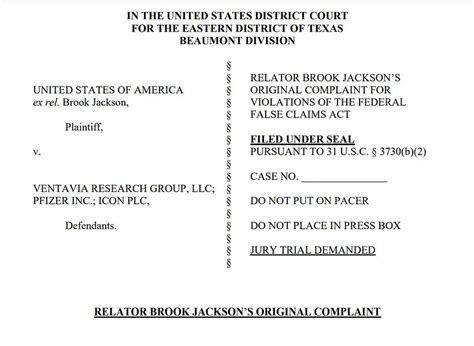 Czy Brook Jackson Doprowadzi Do Bankructwa Firmy Pfizer