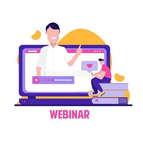 Webinar Stock Illustration Illustration Of Mentoring 144413081