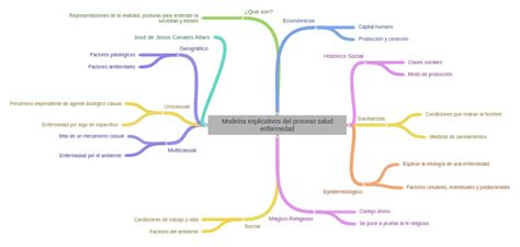 Modelos Explicativos Del Proceso Salud Enfermedad Coggle Diagram