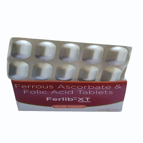 Ferrous Ascorbate Folic Acid Tablets At ₹ 850box Ferrous Ascorbate