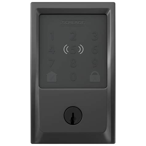 Schlage Encode Plus Smart Wifi Deadbolt Smart Lock Matte Black Best Buy Canada