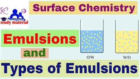 Emulsion Chemistry