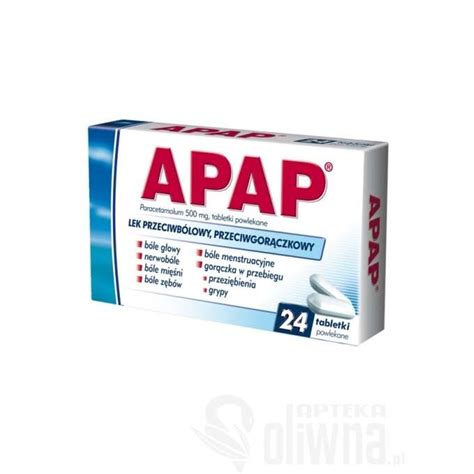 Apap 24 Tabletki Ulotka Cena I Opinie Apteka Internetowa Oliwna