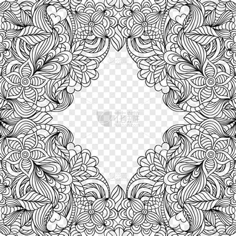 贺卡卷着的请柬图像模板叶子绘制花弯曲装饰