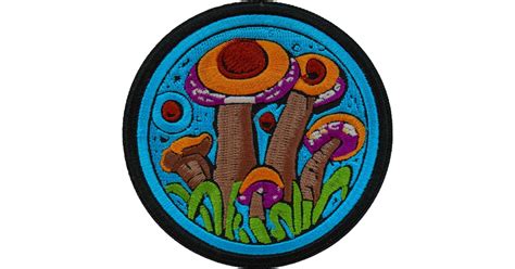 Psychedelic Shrooms Patch Hippie Patches By Ivamis Patches