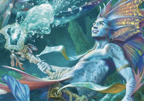 Merfolk Wavebender Dnd 5 5 Monsters