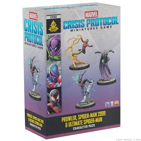 Marvel Crisis Protocol Prowler Spider Man 2099 And Ultimate Spider Man