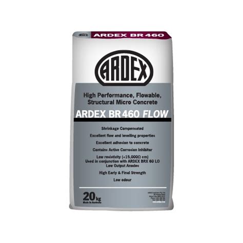 Ardex Br 460 Flow Structural Micro Concrete 20kg Bldcare Pty Ltd