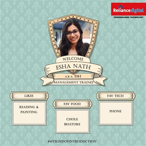 We Would Like To Welcome Esha Nath Onboard As A Management Trainee