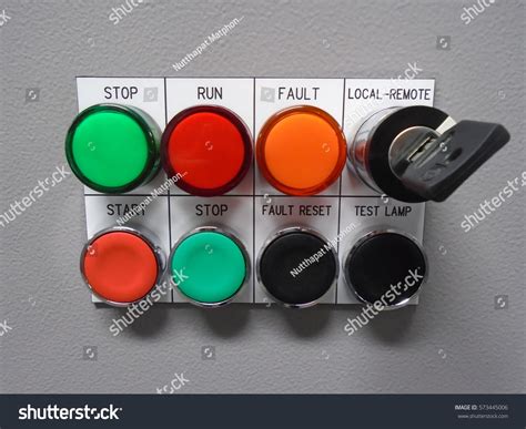Indicator Push Button Switch Switchgear Stock Photo 573445006 Shutterstock
