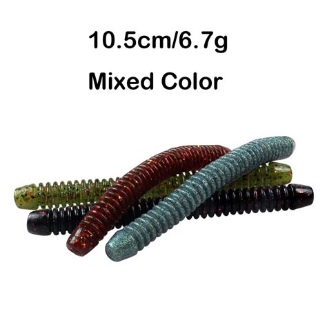 Johncoo 10pcs Soft Plastic Stick Bait 135cm 98g Vicedeal