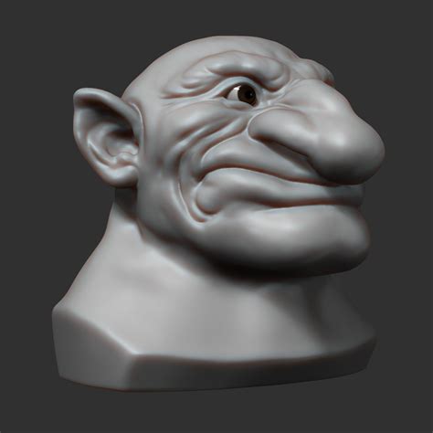 Dwarf Head Sculpt 3d Model Cgtrader