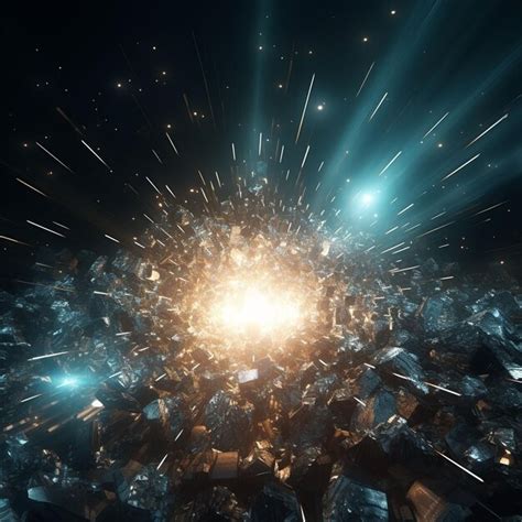 Premium Photo Shiny Particles