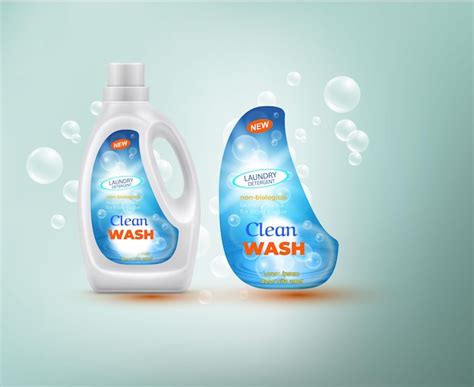 Detergent Mockup Template Vectors And Illustrations For Free Download