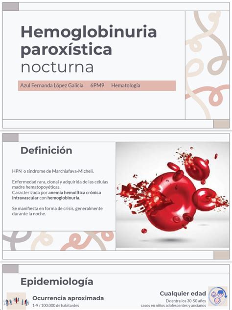 Hemoglobinuria Paroxística Nocturna Pdf Sistema Complementario