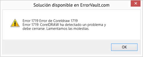 cómo arreglar error 1719 error de coreldraw 1719 error 1719