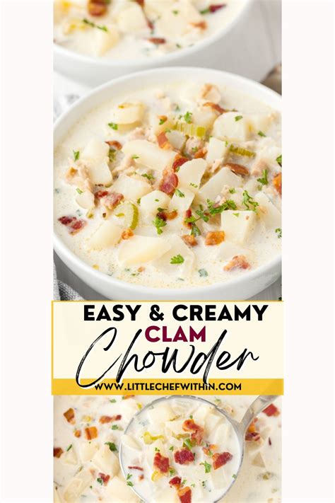 New England Clam Chowder Ready In 40 Minutes