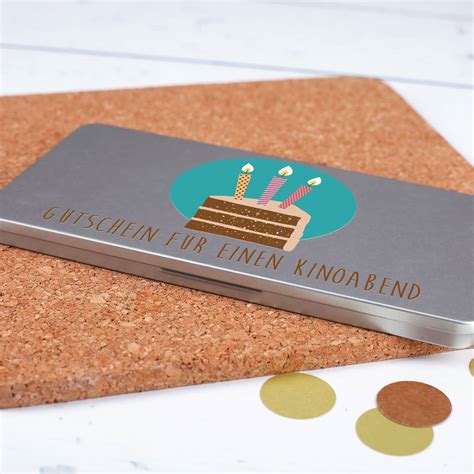 Flache Blechbox Zum Geburtstag Als Geldgeschenk Geschenke Online De