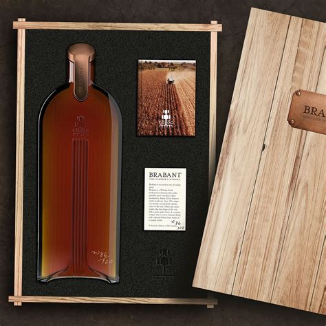 Brabant Whisky Bottle Packaging Design