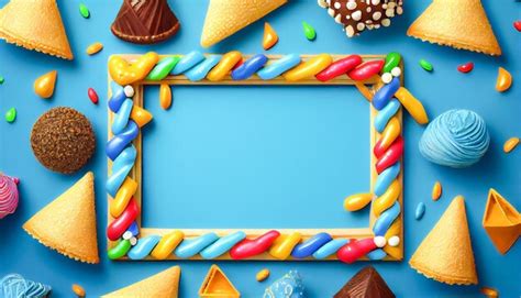 Premium Ai Image Candy Frame Generative Ai