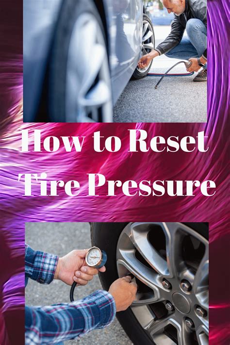 How To Reset Tire Pressure Step By Step