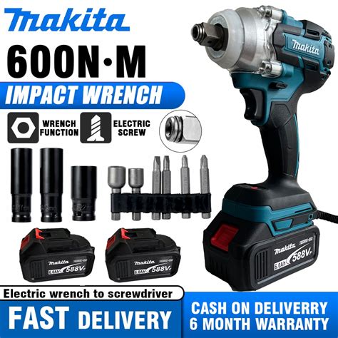 Makita Electric Impact Wrench Cordless 2 Speed 880n M Brushless Impact
