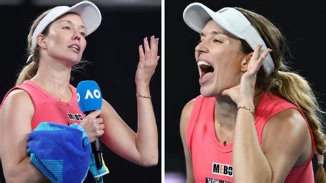 American Danielle Collins Loses The Plot After Australian Open Win