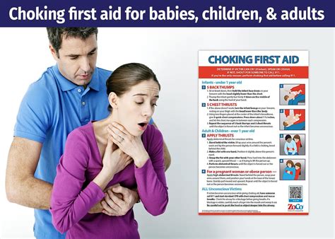 Laminated Choking Poster First Aid Guide For Australia Ubuy
