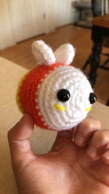 Crochet Candy Corn Bee Crochet Pattern Ribblr Halloween Crochet