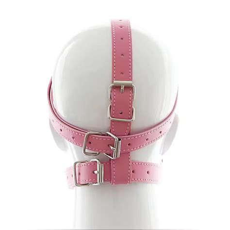 Ball Gag Gimp Bridle Pink Peachy Bdsm