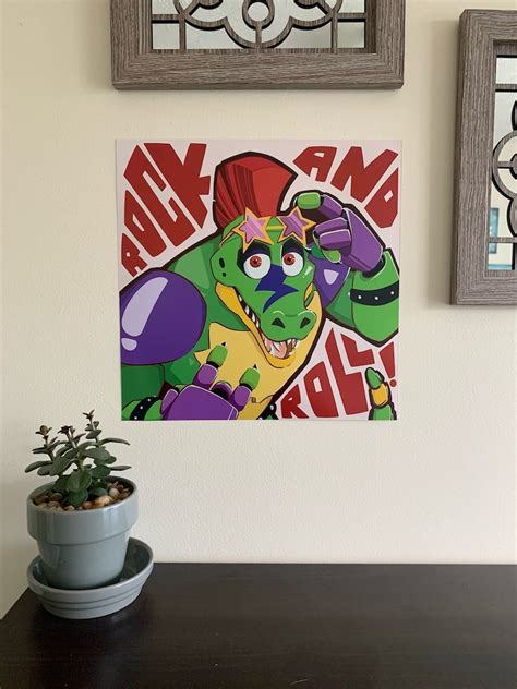 Fnaf Security Breach Glamrock Chica Glamrock Freddy Etsy