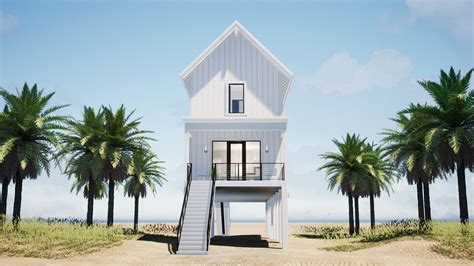 Wave Row Coastal House Plans From Coastal Home Plans