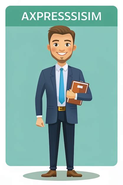 Flat Style Vector Assessor Character Illustration Premium Ai