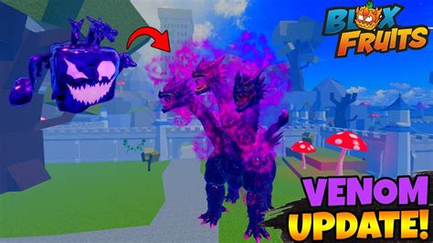 Blox Fruits Venom Rework Update Youtube