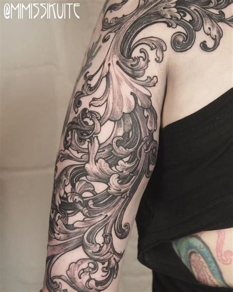 Acanthus Leaf Tattoo Design