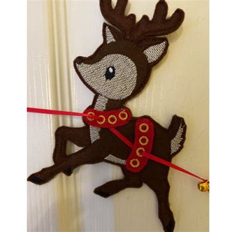 Santa And Reindeer Wall Hanging Addon Set 5x7zip