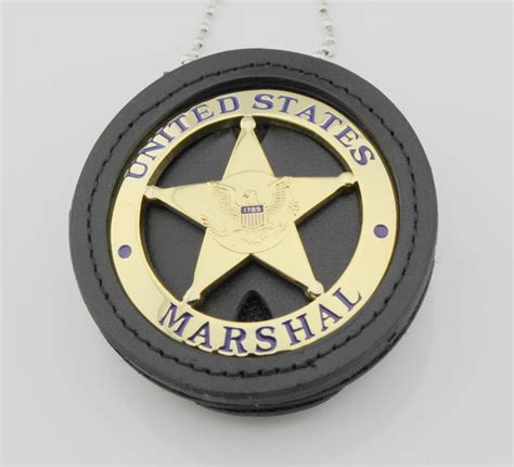 United States Marshal With Suitable Holder Badge Badgecollection